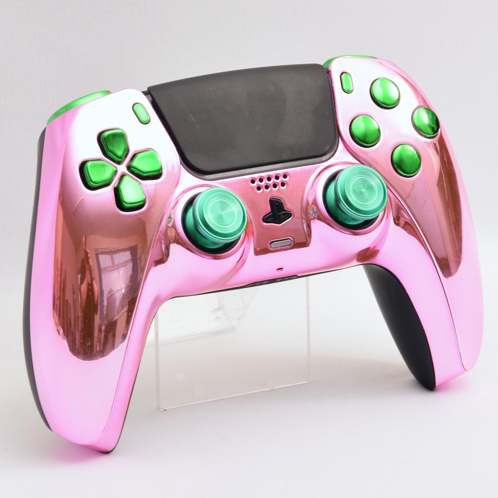Pre-owned Unbranded Sony Playstation 5 PS5 Custom Controller Metallic ...